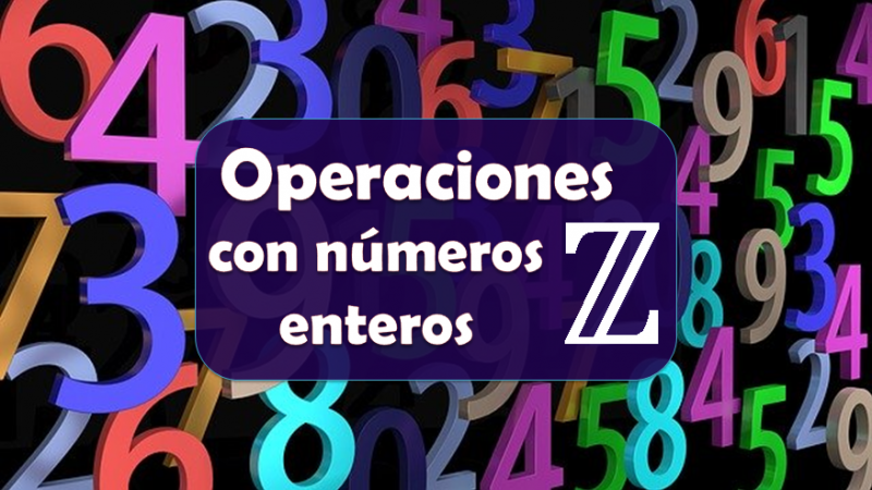 Operaciones con números enteros Propiedades-Profe Arantxa